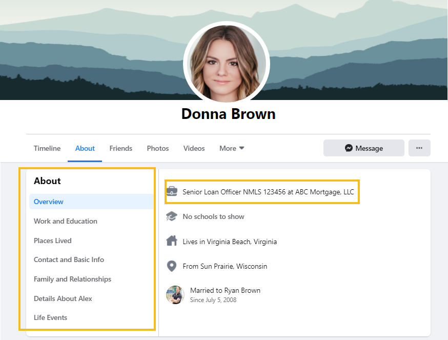 Facebook: Personal vs. Professional